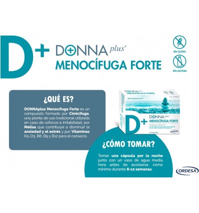 Donnaplus Menocifuga Forte 30 Comprimidos | FarmaciaMarket