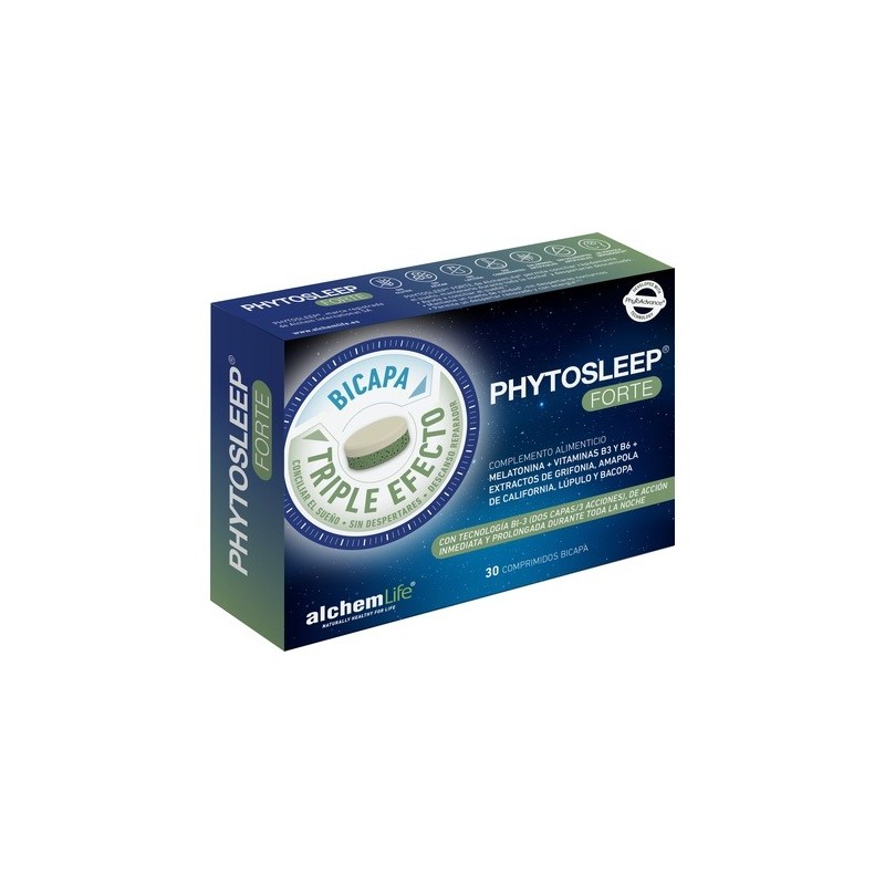 Phytosleep Forte 30 Comprimidos Bicapa – Apoyo natural para descanso
